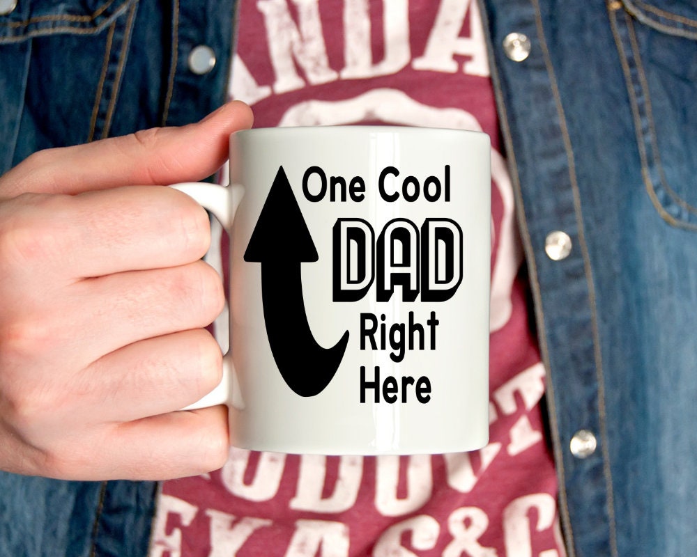 One Cool Dad Right Here Svg Cut File Funny Dad Svg File for | Etsy
