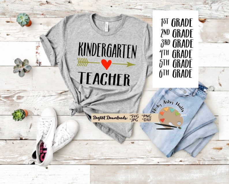Kindergarten Teacher Svg Dxf Kindergarten Teacher Shirt Svg - Etsy