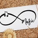 Music Infinity Svg CUT File Svg Dxf Png Jpg, Music Sign Svg, Music ...