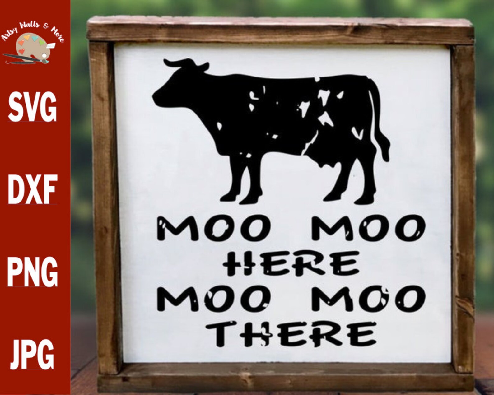 Moo Moo Here Moo Moo There Cow Svg CUT File Svg Dxf Png Cow | Etsy