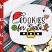 Cookies for Santa Cookie Plate Svg CUT File Svg Dxf Png, Svg Decal ...