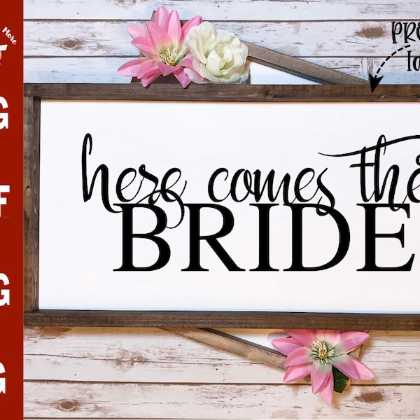 Here Comes the Bride - Etsy