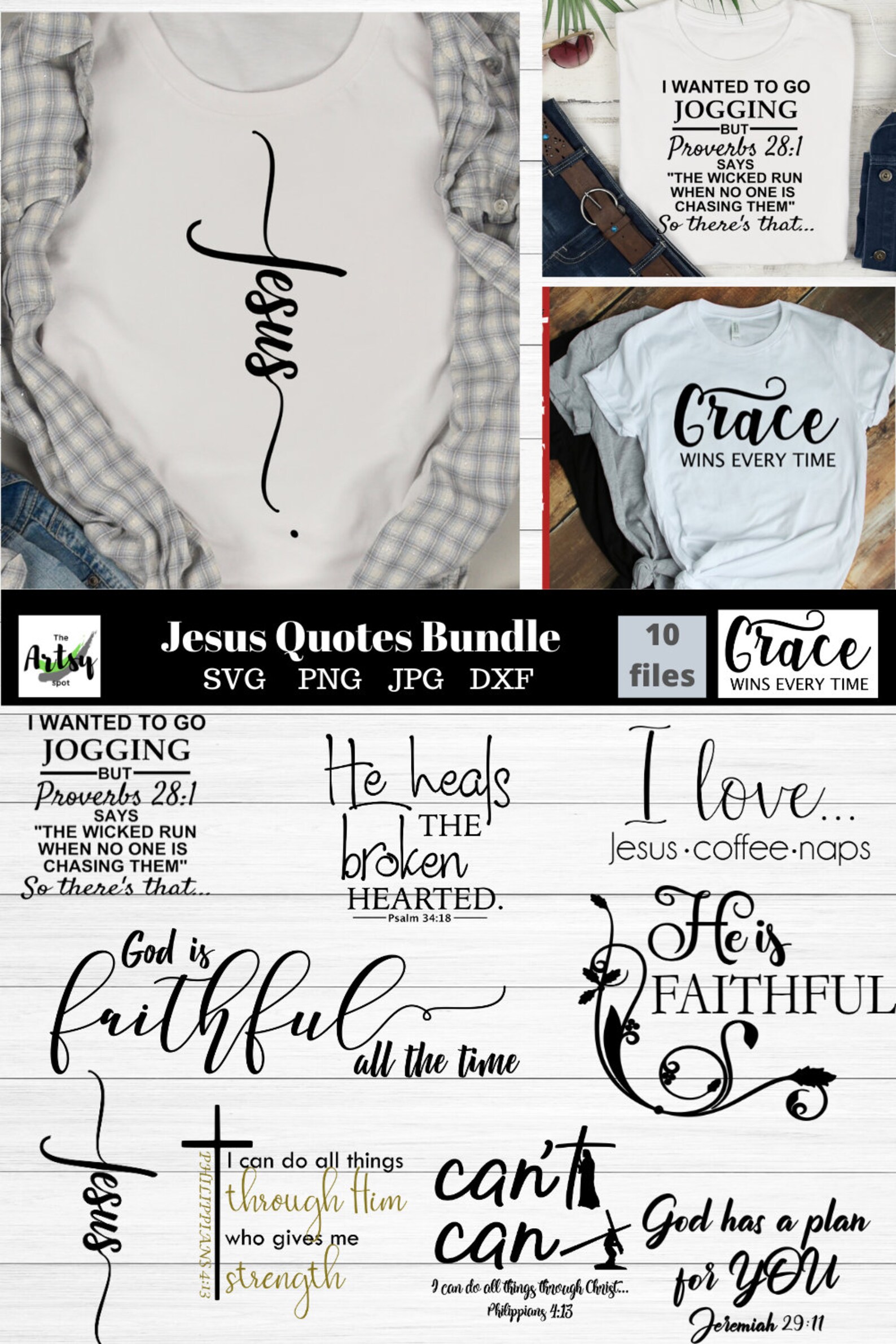 Jesus Quotes Svg Bundle Christian Quotes Svg Bundle Faith - Etsy