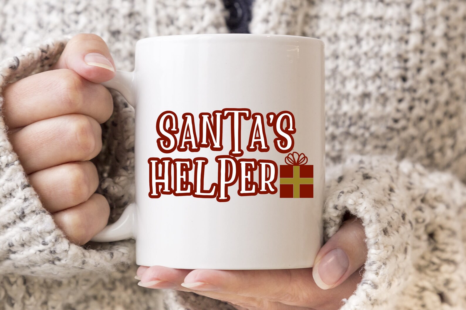 Santa's Helper Svg CUT File Svg Dxf Png Svg Decal | Etsy