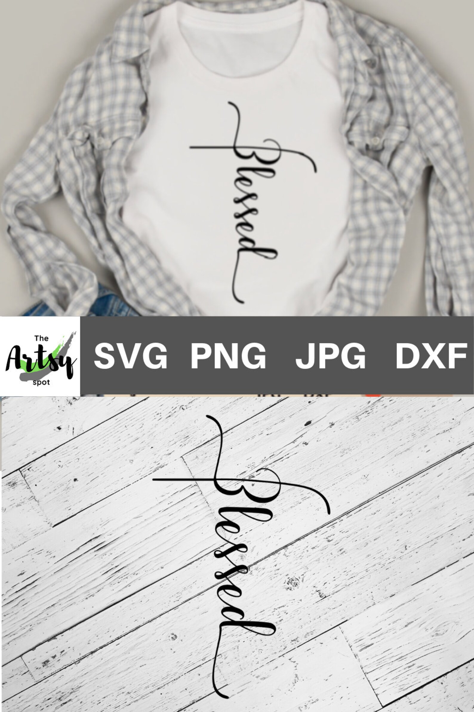 Blessed Svg CUT File, Blessed Cross Svg File Christian Faith and ...