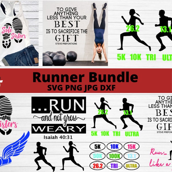 Running Svg - Etsy