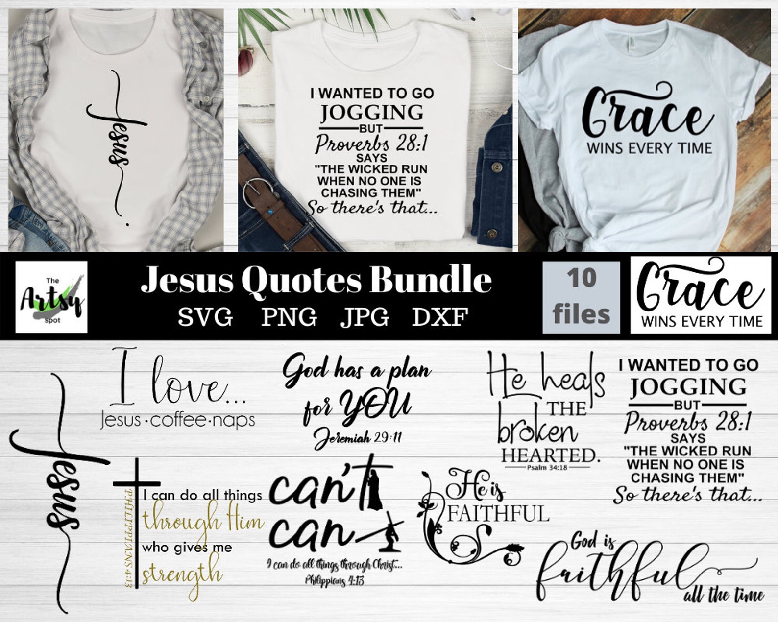 Jesus Quotes Svg Bundle Christian Quotes Svg Bundle Faith - Etsy