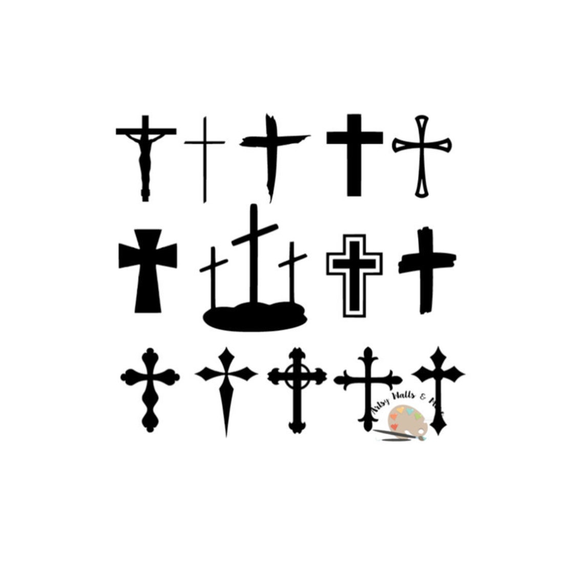 Cross Bundle Svg CUT File Crosses Svg Christian Faith Cross - Etsy