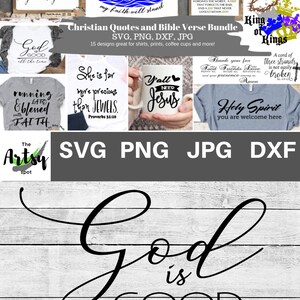Christian Quotes Svg Bundle, Bible Verse Svg Bundle, Scripture Verses ...