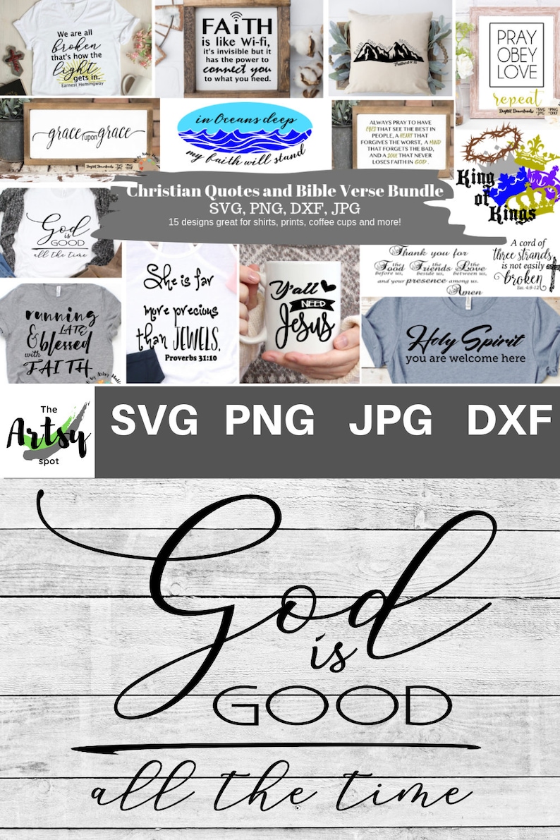 Christian Quotes Svg Bundle Bible Verse Svg Bundle Scripture - Etsy