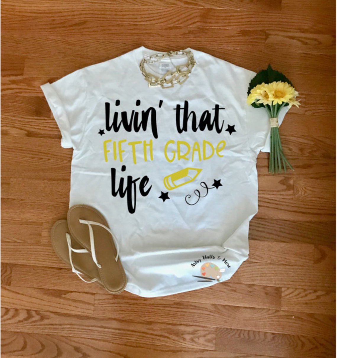 Living That Fifth Grade Life Svg 1st Day School 5th Grade Tshirts Svg ...