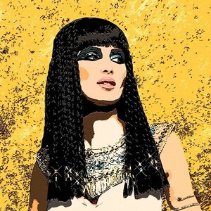 Cleopatra, Print or Canvas, Egyptian Wall Art, Egyptian Decor, World ...