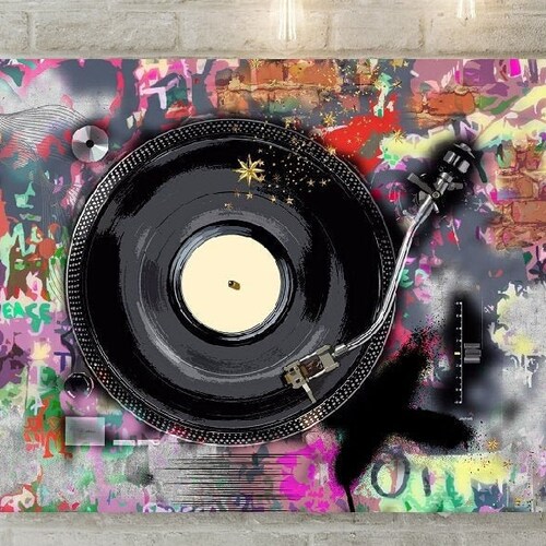 Hip Hop Art Print or Canvas Record Player Turntable - Etsy