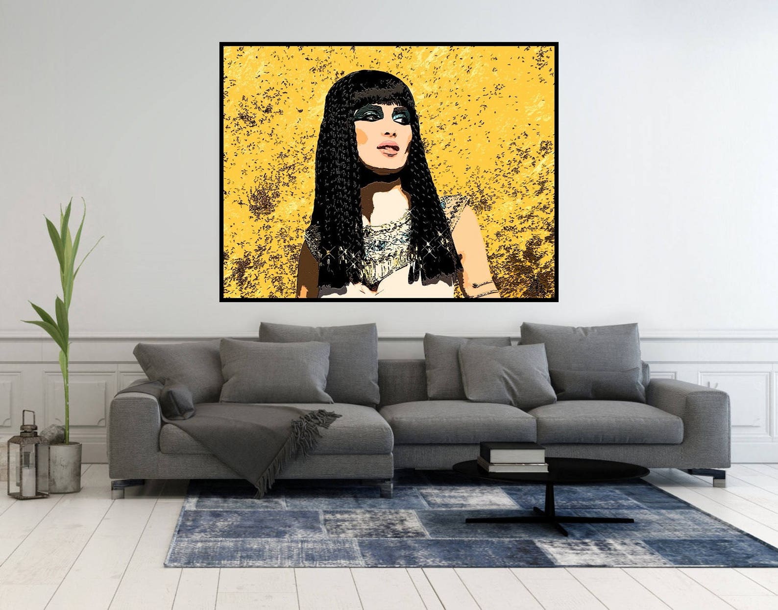 Cleopatra, Print or Canvas, Egyptian Wall Art, Egyptian Decor, World ...