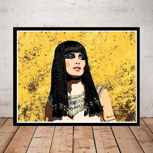 Cleopatra, Print or Canvas, Egyptian Wall Art, Egyptian Decor, World ...