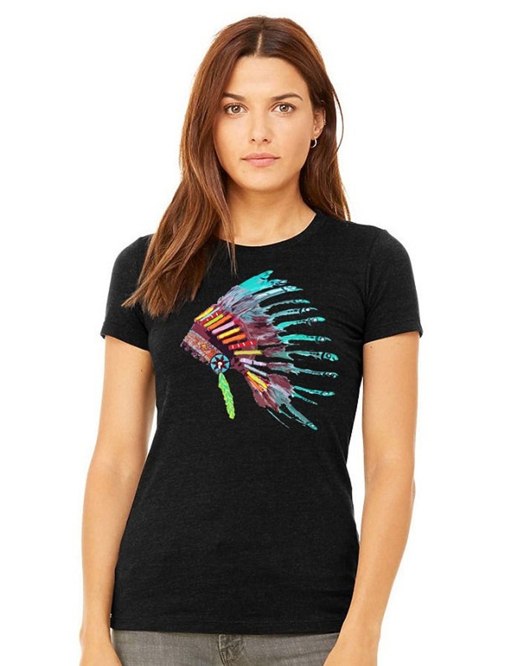 Native American Shirt, Tribal Design, Indian Clothing, Feather ...