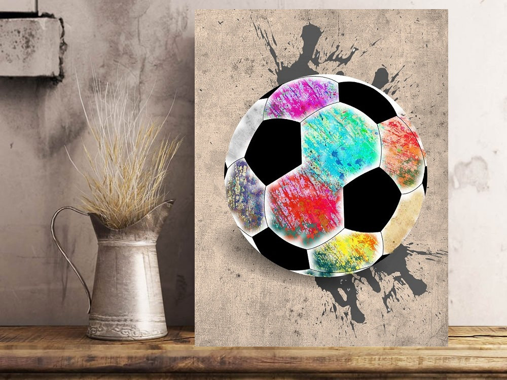 Soccer Art Soccer Ball Sports Print Soccer Player Sports - Etsy