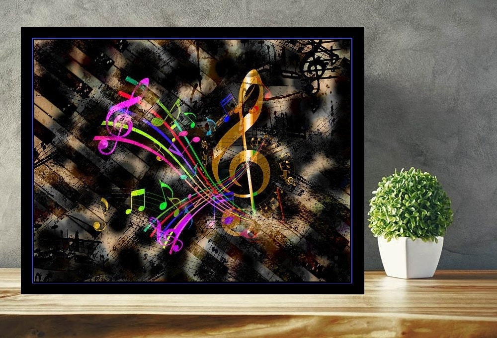 Music Notes, Classical Music, Print or Canvas, Music Lover Art ...
