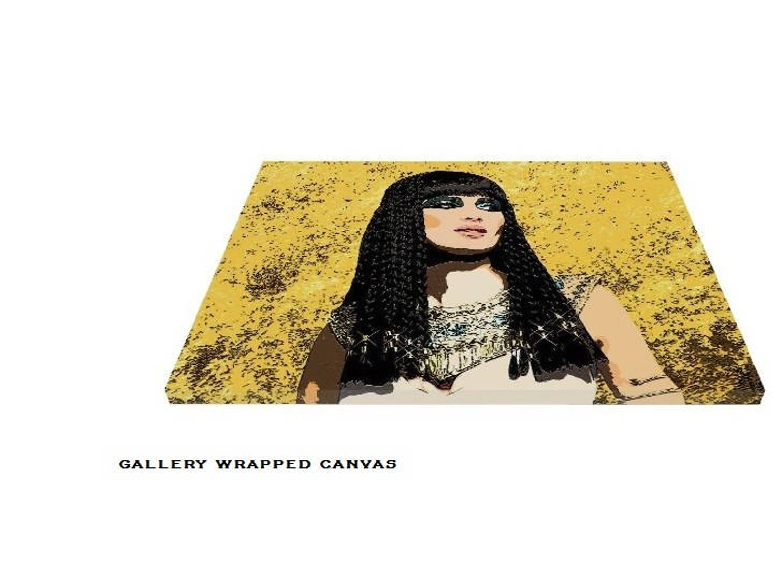 Cleopatra Print or Canvas Egyptian Wall Art Egyptian Decor | Etsy