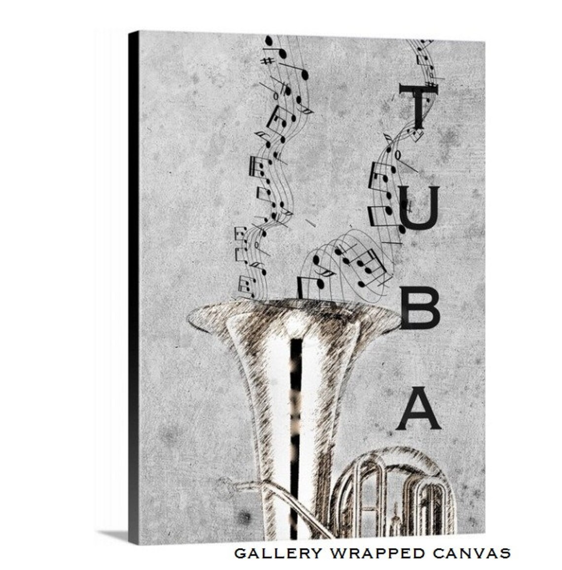 Tuba Prints : Musical Instruments Room Decor, Paper or Canvas - Etsy