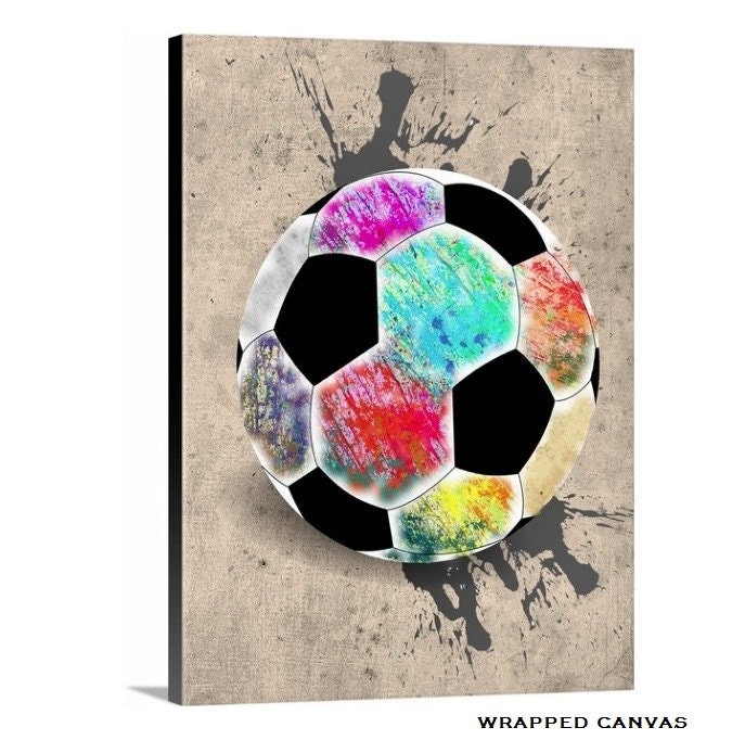 Soccer Art Soccer Ball Sports Print Soccer Player Sports - Etsy