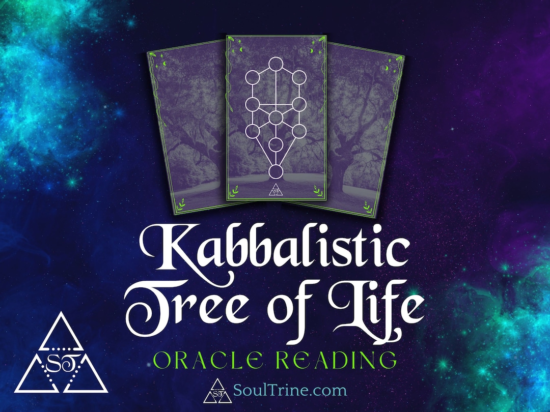 El Árbol Cabalístico de la Vida Lectura del Oráculo - Etsy México