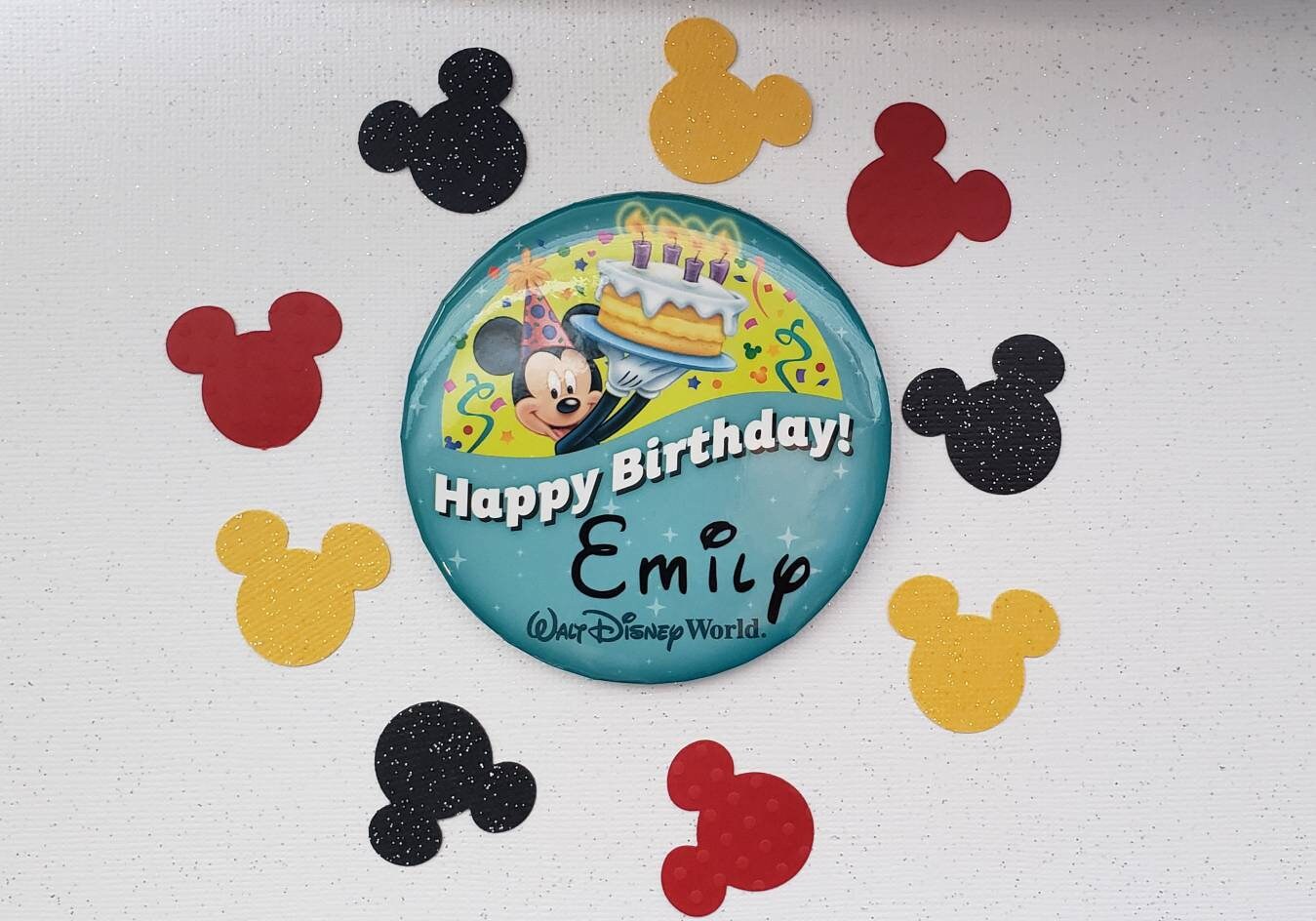 Custom Walt Disney World Button Happy Birthday | Etsy