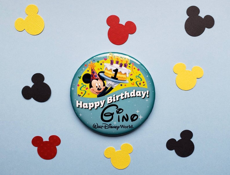 Disney birthday pins - Etsy