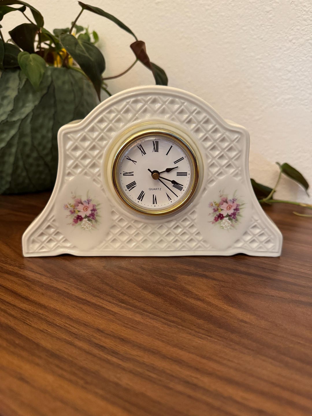 Vintage Irish Parian Donegal China Porcelain Flower Floral Mantel Table ...