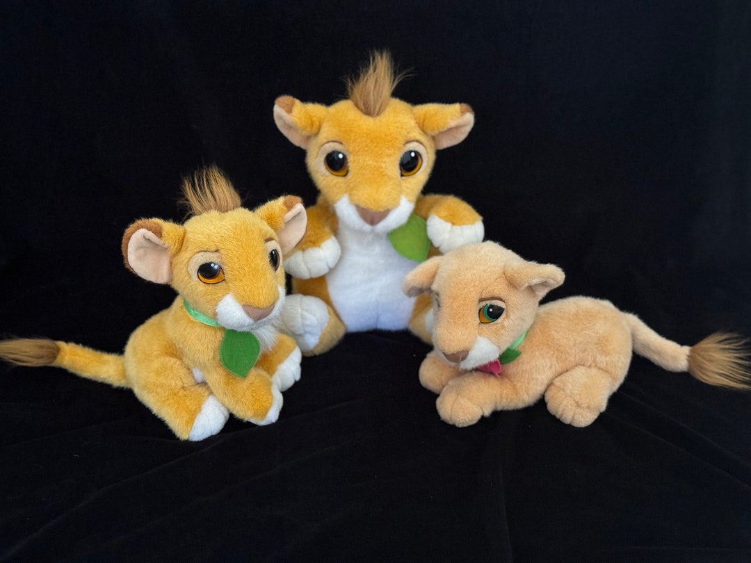 Vintage Lion King Simba Nala Purring Talking Plush - Etsy