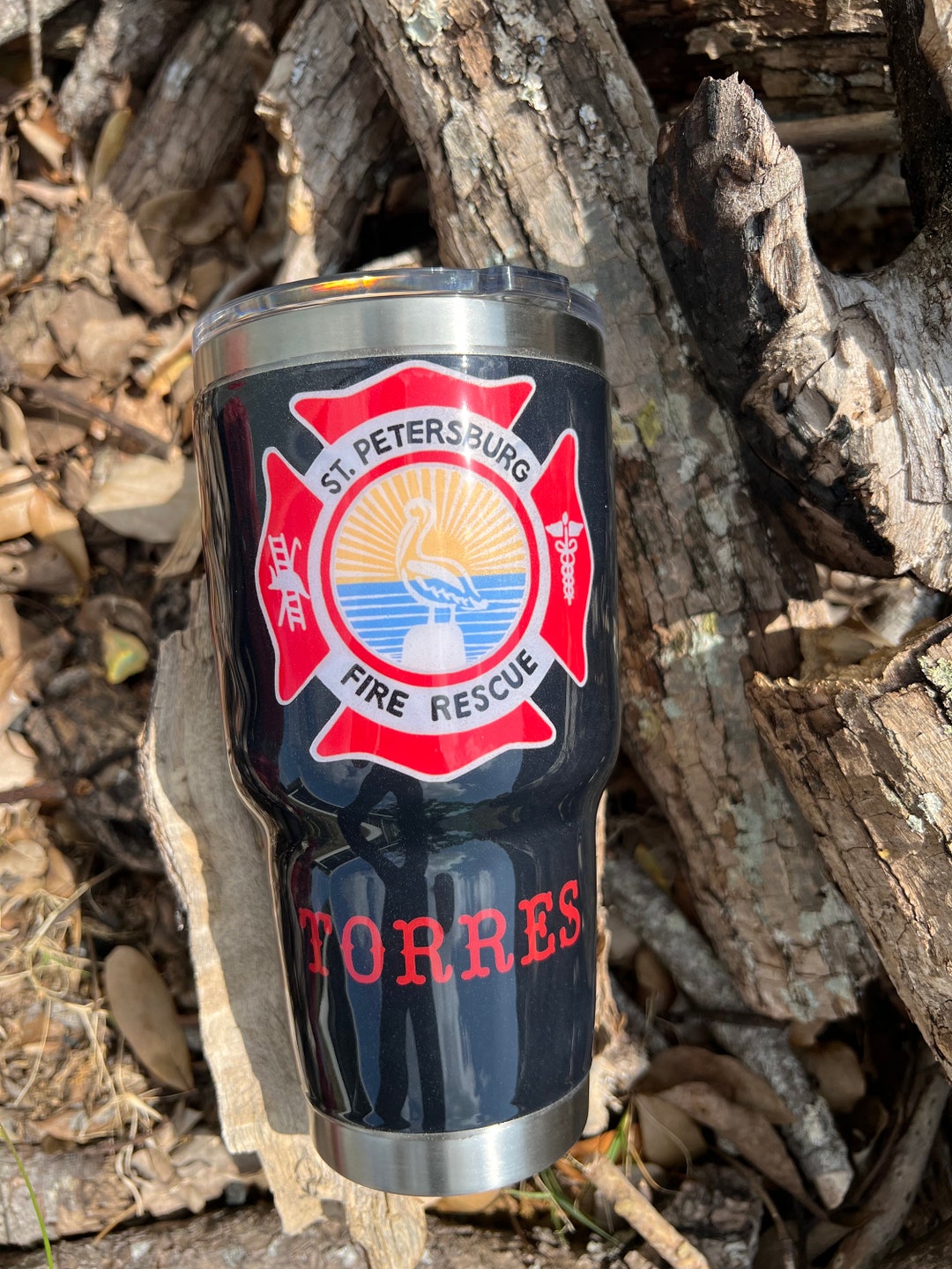 Firefighter Cup - Etsy