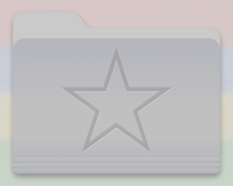 Mac folder icons, Grey color with symbols Custom icons For the finder ...