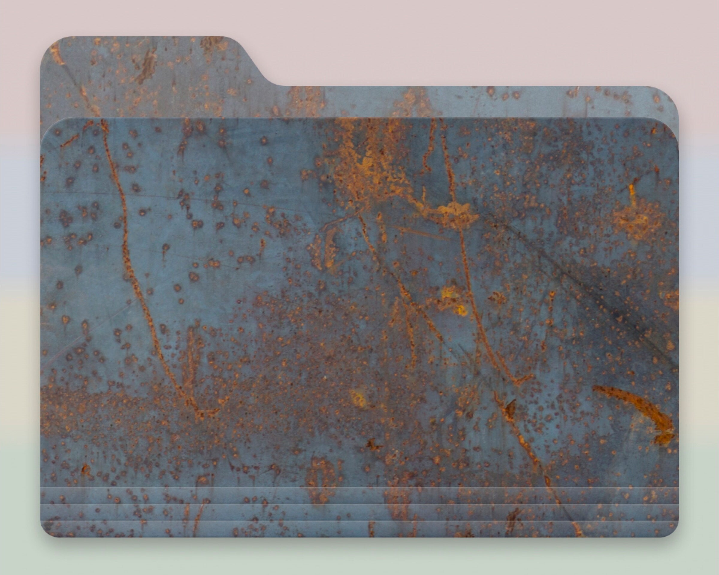 Mac folder icons, 9 rusty steel Custom icons For the finder desktop. - Etsy