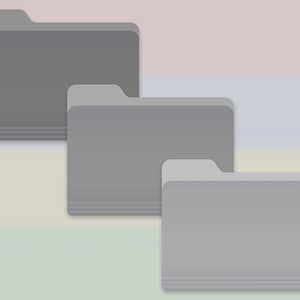 Mac folder icons, 11 shades of grey Custom icons For the finder desktop ...