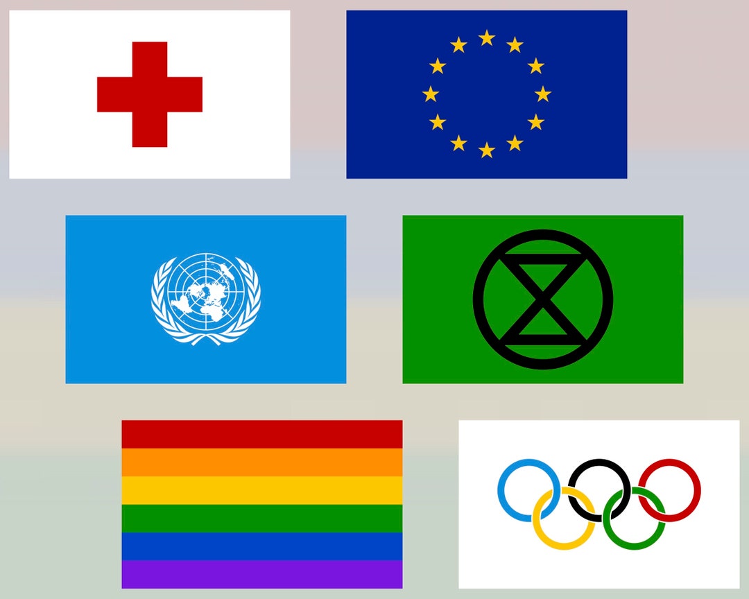 104 global flags, Comprehensive range, Bitmap & vector images - Etsy