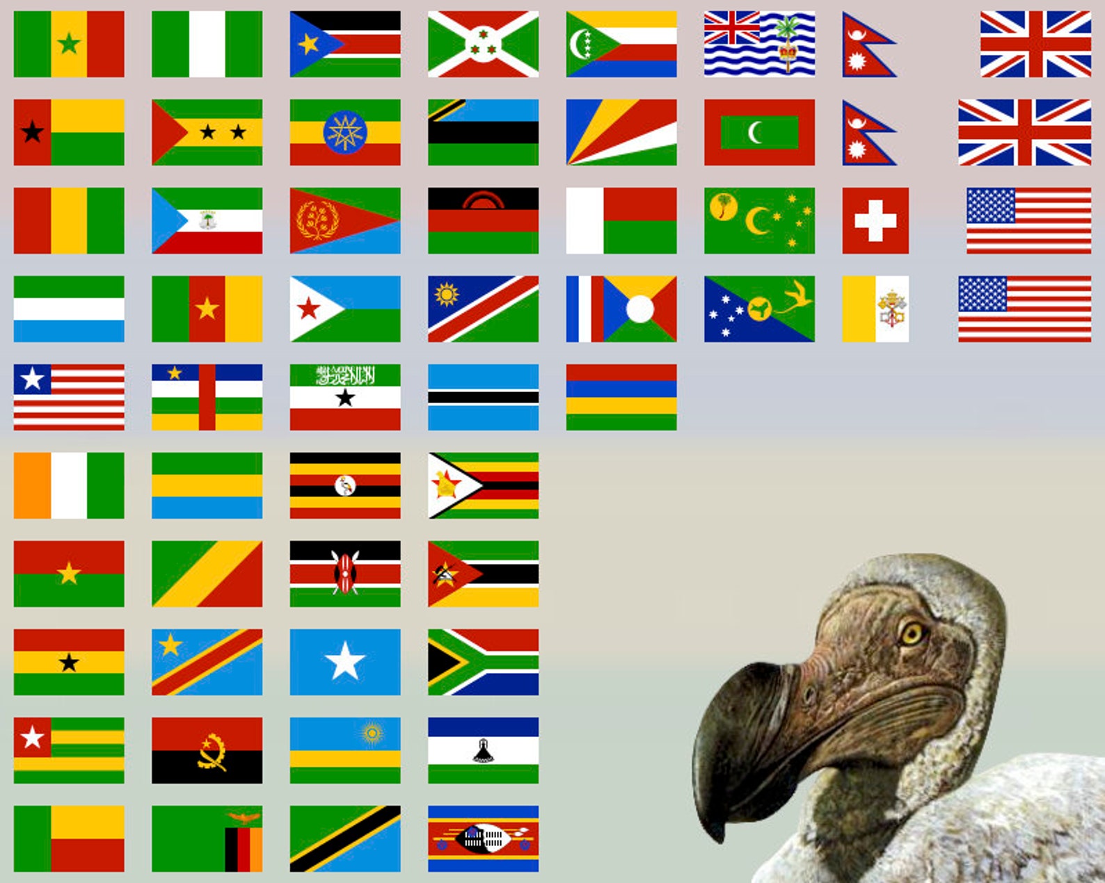 234 national flags, Complete collection, Bitmap & vector images - Etsy