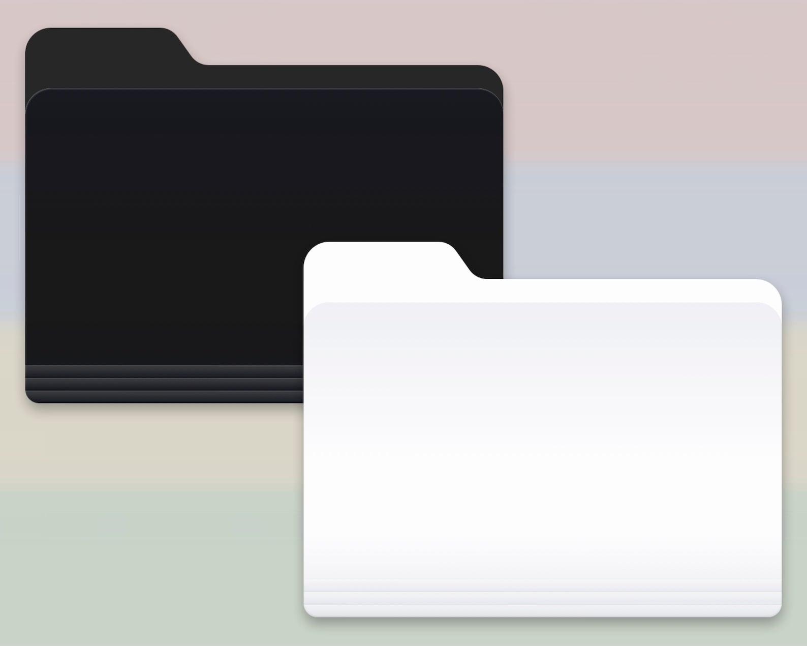 Mac folder icons, 11 shades of grey Custom icons For the finder desktop ...