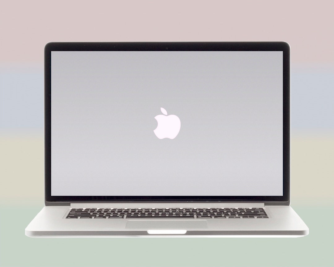 Desktop wallpaper, ‘transparent desktop’ Lit apple logo On macbook lid ...