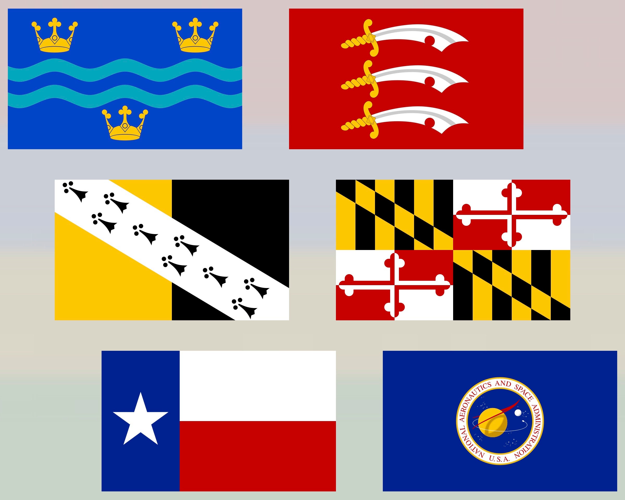 45 regional flags, Useful selection, Bitmap & vector images - Etsy UK