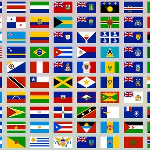 234 national flags, Complete collection, Bitmap & vector images - Etsy