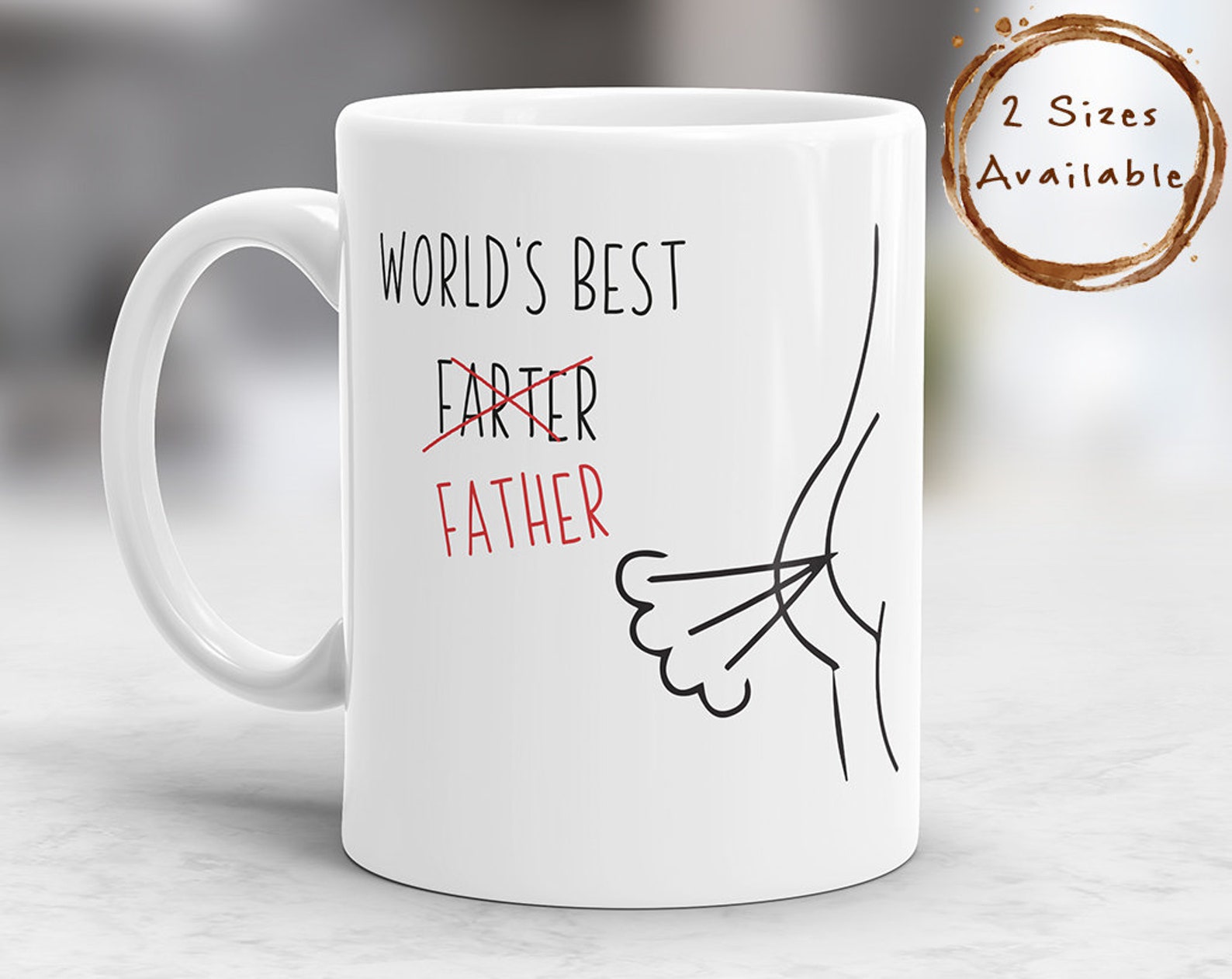 World's Best Farter Coffee Mug Best Dad Mug Dad Mug - Etsy