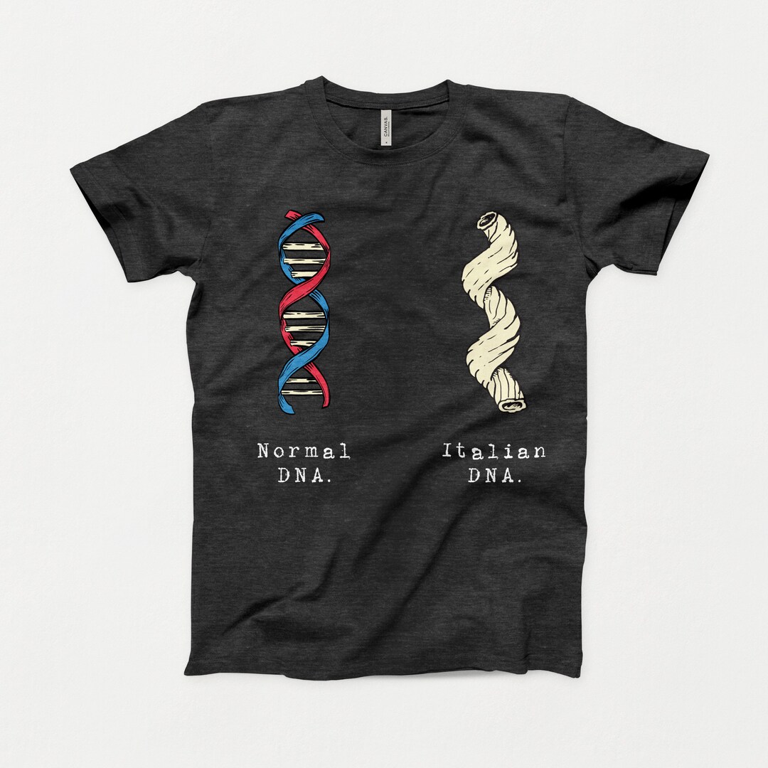 Normal DNA Italian DNA T-shirt, Italian Pride Shirt, Italy Shirt, Pasta ...
