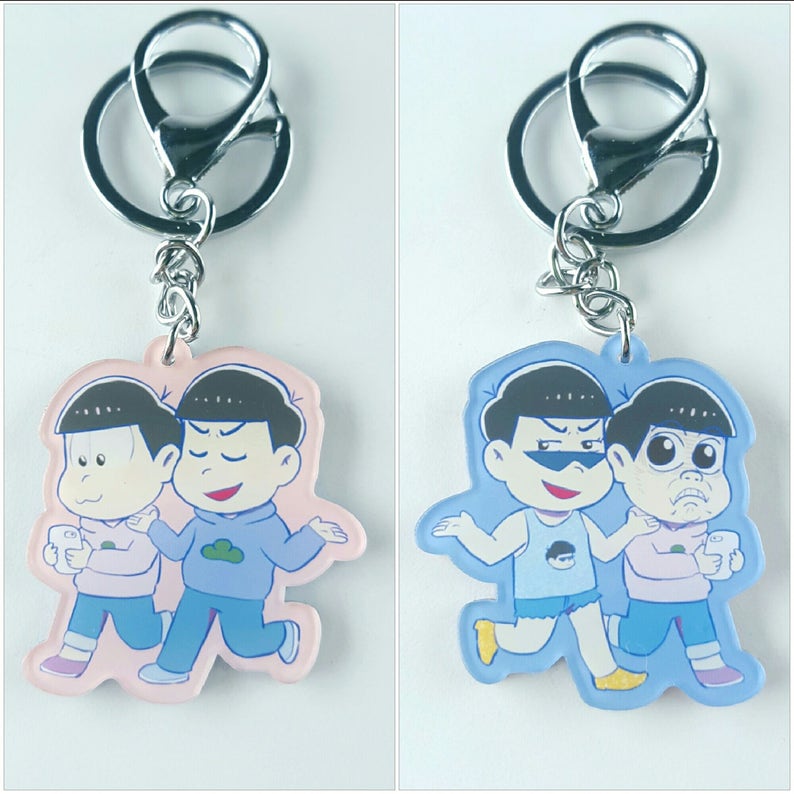 Osomatsu-san Double Sided Acrylic Keychain Charms - Etsy