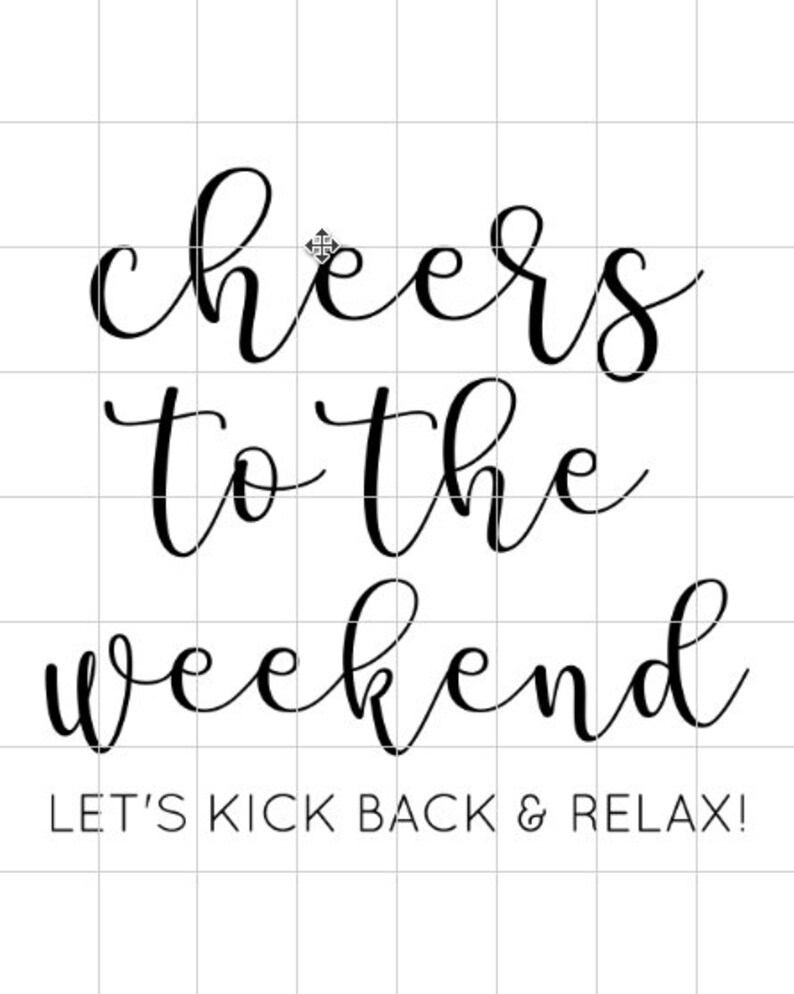 Cheers to the Weekend Weekend Getaway Sign Weekend Sign BBQ | Etsy