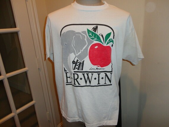 Vtg White Screen Stars Best Erwin Elephant Apple Lynn… - Gem