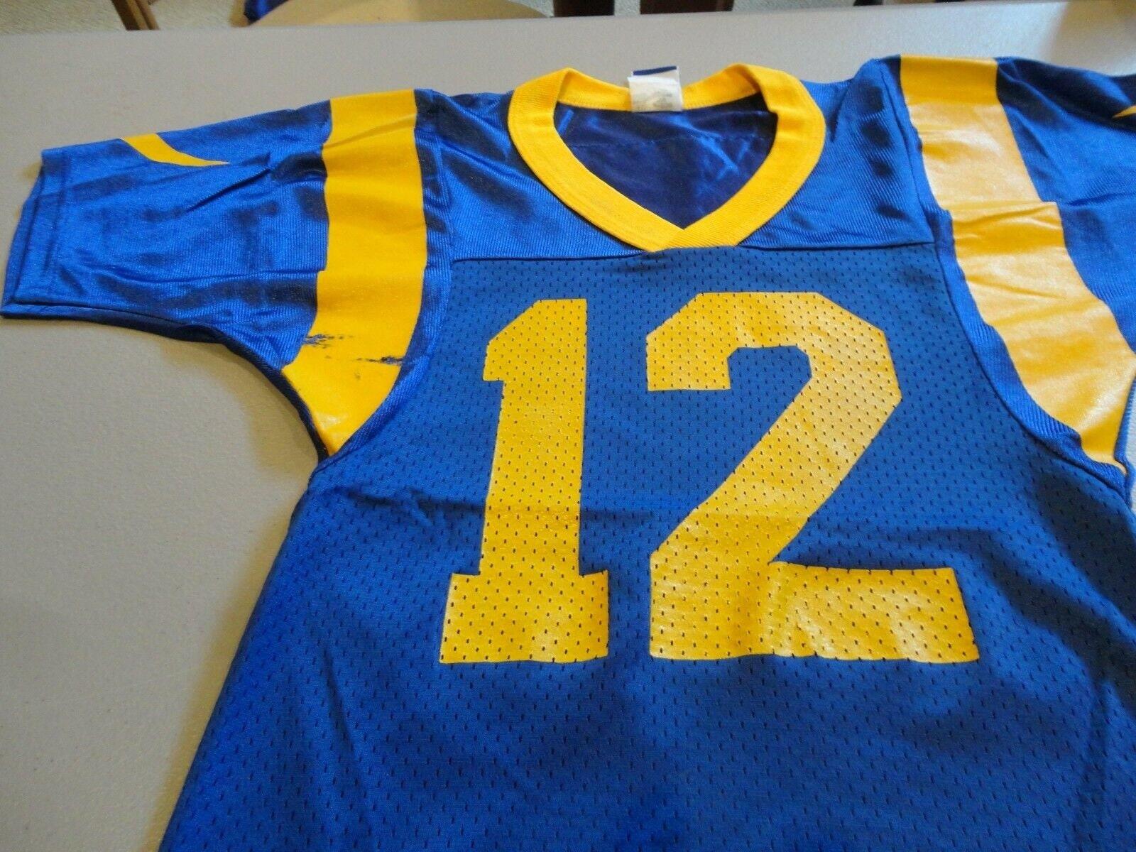 Vtg 90's Champion St. Louis Rams 12 Tony Banks NFL Screen | Etsy