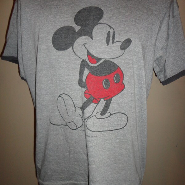 Mickey Mouse Ringer Tshirt - Etsy