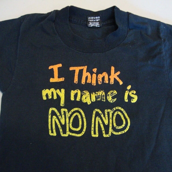 My Name is No No Kids T Shirt - Etsy