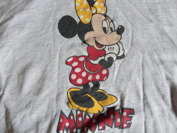 Vtg 80's Disney Wear Minnie Mouse Sweatshirt Drawstri… - Gem