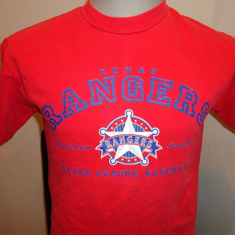 Texas Rangers Shirt Vintage - Etsy